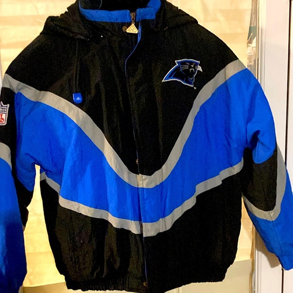 NFL | Jackets & Coats | Carolina Panthers Coat With Emblems On Front ...